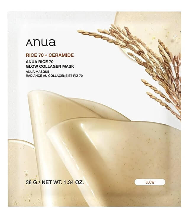 PALMARYA - ANUA | RICE 70 GLOW COLLAGEN MASK